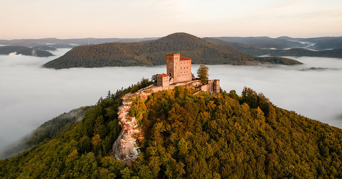 Burg Trifels im Pfälzerwald (Atlas der Weinkultur in Rheinland-Pfalz)